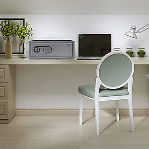 Barska 1.2 Cu. Ft Digital Keypad Safe – LED Interior Light, Extra-Wide for Laptops, Silent Mode, Steel Security Safe