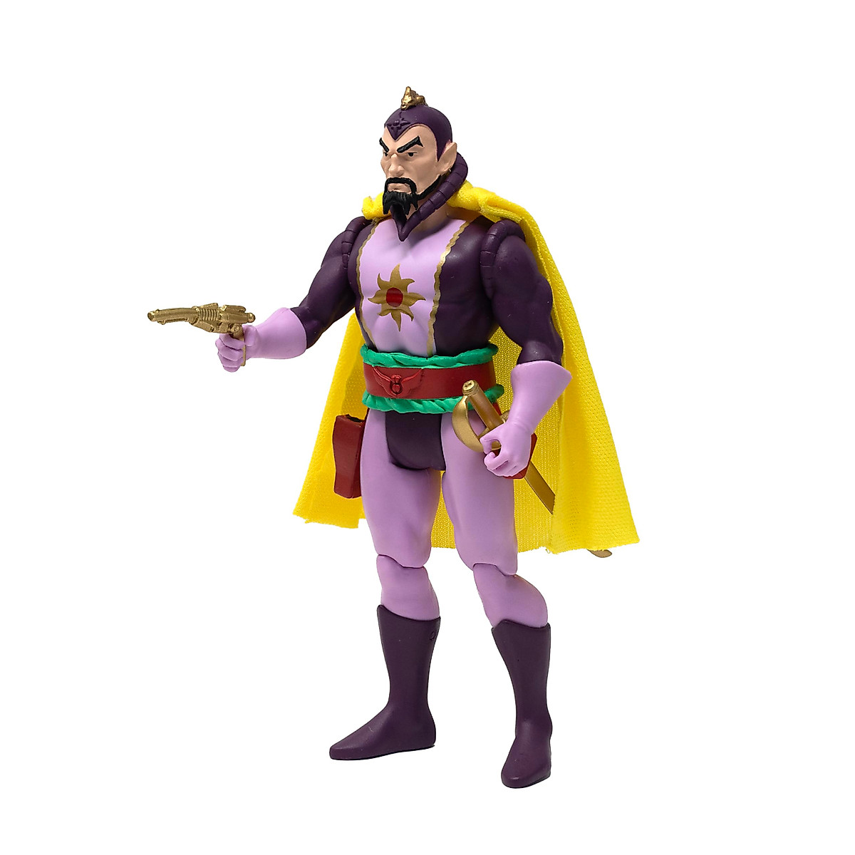 Boss Fight Studio Ming The Merciless from Flash Gordon, King Features Comics Power Stars Collectible Action Figure – Retro-Style Figurine with Accessories and Detailed Sculpting – 5” Tall