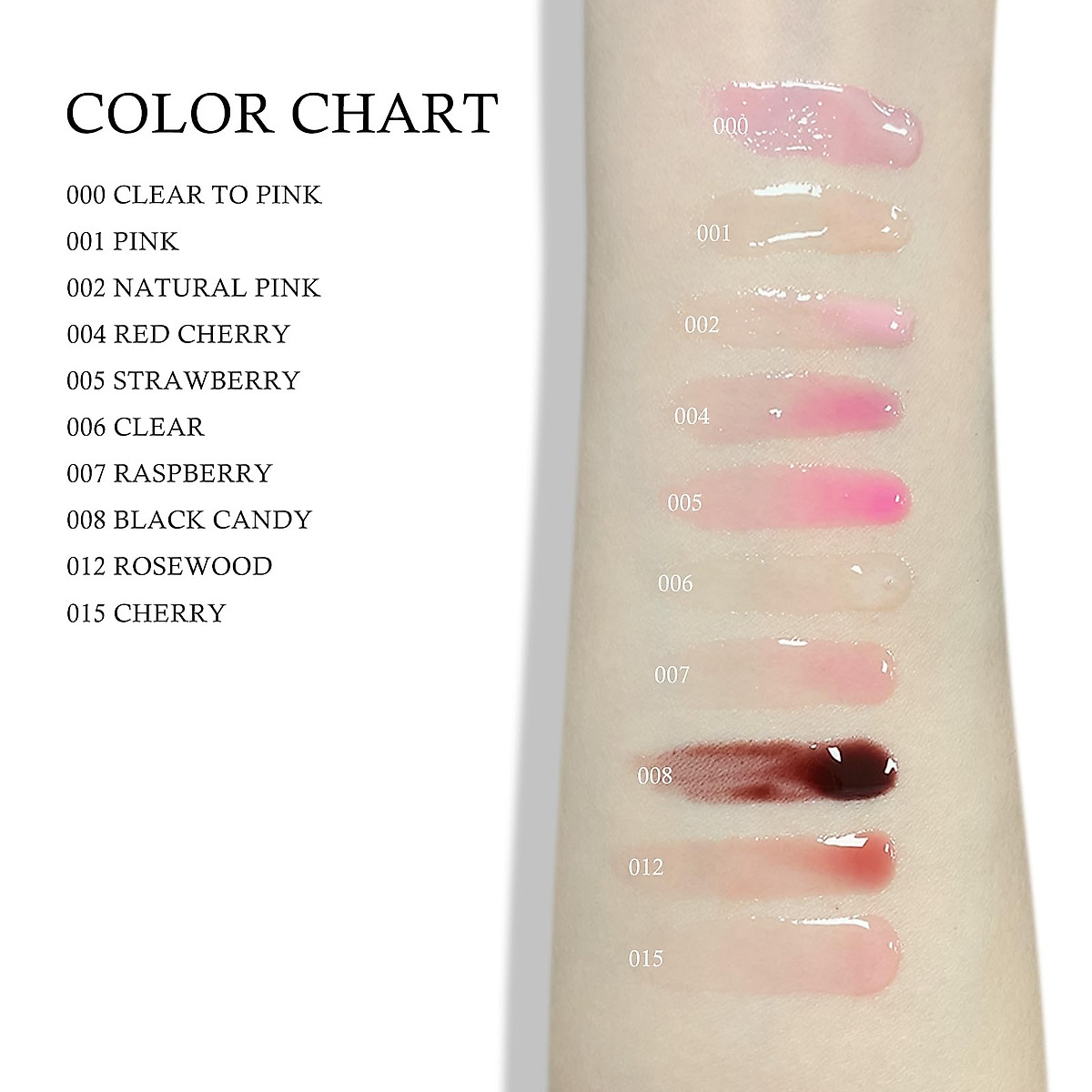 KYDA Hydrating Lip Glow Oil, Clear to Pink, Color Change Effect, Moisturizing Transparent Plumping Lip Oil Tinted for Lip Care and Dry Lips, by Ownest Beauty