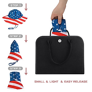 Fynnsure Baby Sun Hat UPF 50+ Toddler Sun Hat Infant Sun Protection Summer Hat Beach Bucket Hats for Baby Boys Girls A American Flag 6-12 Months