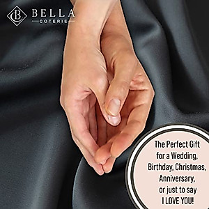 Bella Coterie Luxury California King Bamboo Sheet Set | Organically Grown | Ultra Soft | Cooling for Hot Sleepers | 18" Deep Pocket [Charcoal Grey]