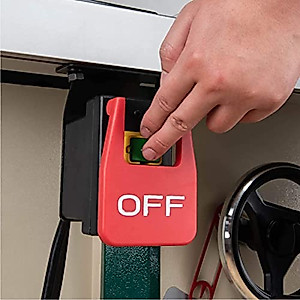 POWERTEC 71577 230V Magnetic Paddle Switch, 1-1/2 HP, fits Table Saw, Router Table, Drill Press, Bench Saw, Band Saw