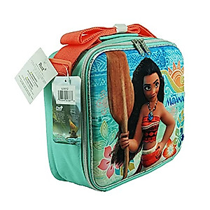 Ruz Disney Moana 3-D EVA Molded Insulated Lunch Box with Adjustable Shoulder Strap