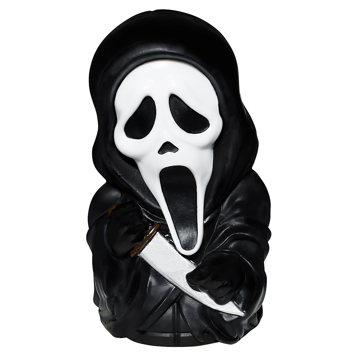 Spirit Halloween Ghost Face ® Light-Up Horror Statue | Officially Licensed | Horror Decoration