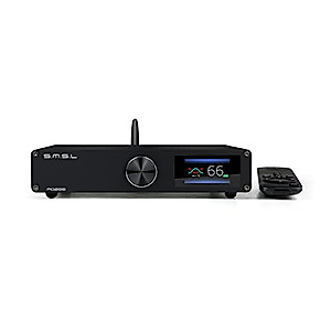 SMSL AO200 Digital Power Amplifier MA12070×2 Chip 150W×150W USB/XLR/RCA Input 2 Channel HiFi Desktop Amp with Remote Control for Subwoofer/Passive Speaker