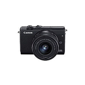 Canon EOS M200 EF-M 15-45mm is STM Kit (Black) (Renewed)