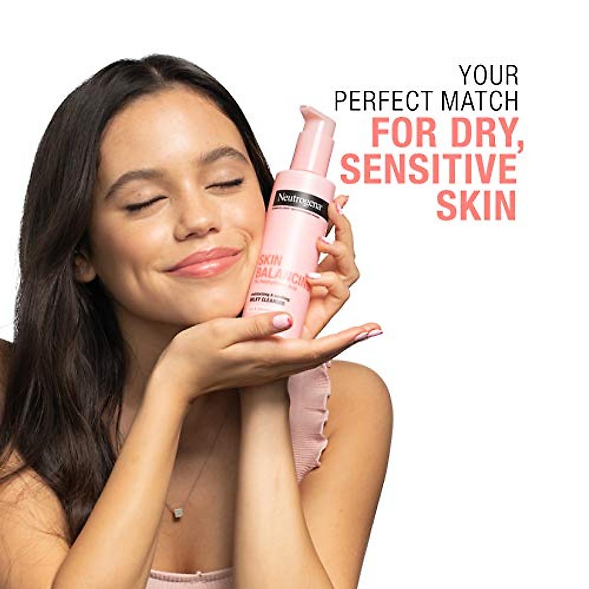 Neutrogena Skin Balancing Milky Cleanser with 2% Polyhydroxy Acid (PHA), Soothing & Moisturizing Face Wash for Dry & Sensitive Skin, Paraben-Free, Soap-Free, Sulfate-Free, 6.3 oz