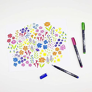 Tombow 56429 Fudenosuke Colors Brush Pens, 10-Pack