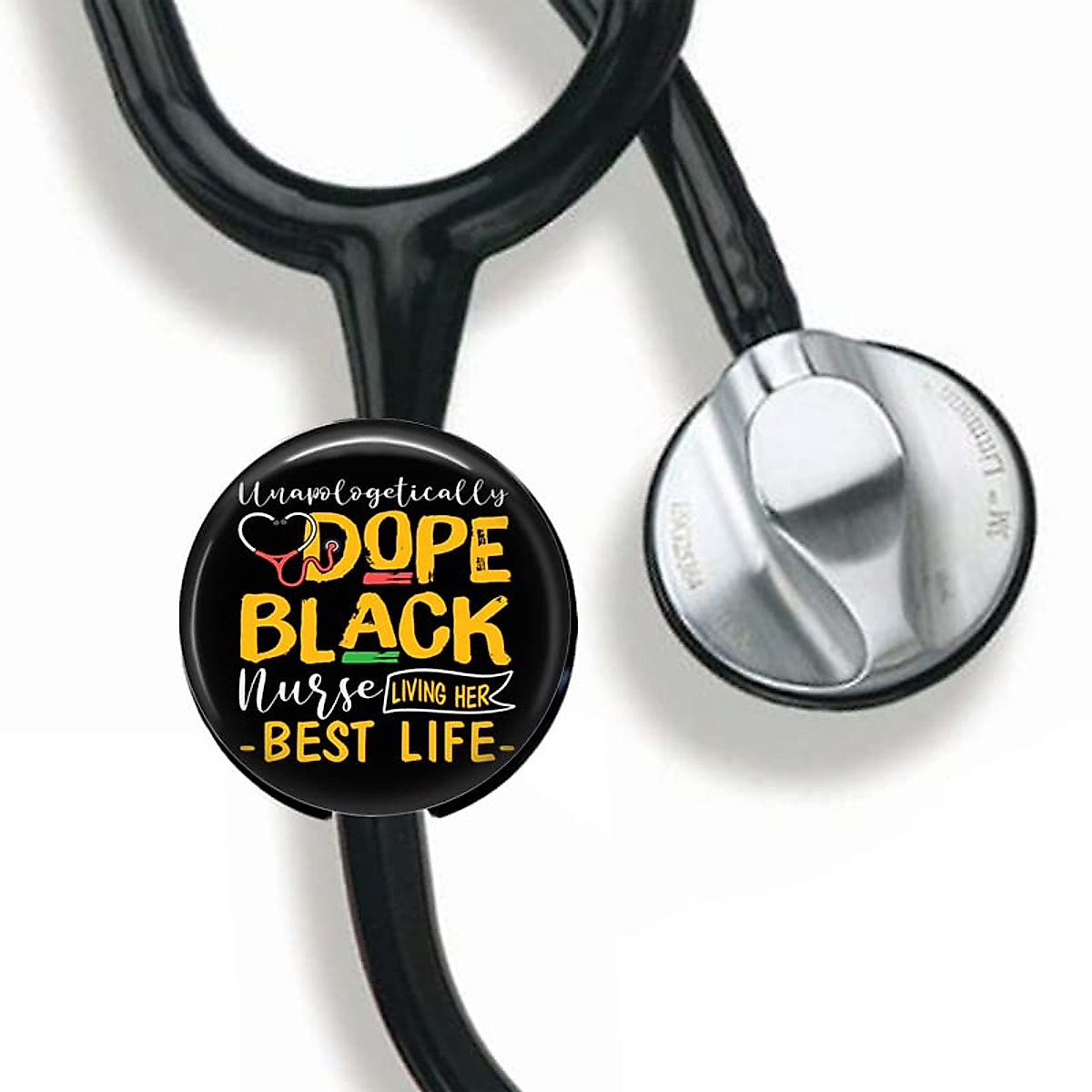 CHNLML Stethoscope Name Tag Nurse Doctor Stethoscope ID Tag Customized Steth ID Tag (Best Life)