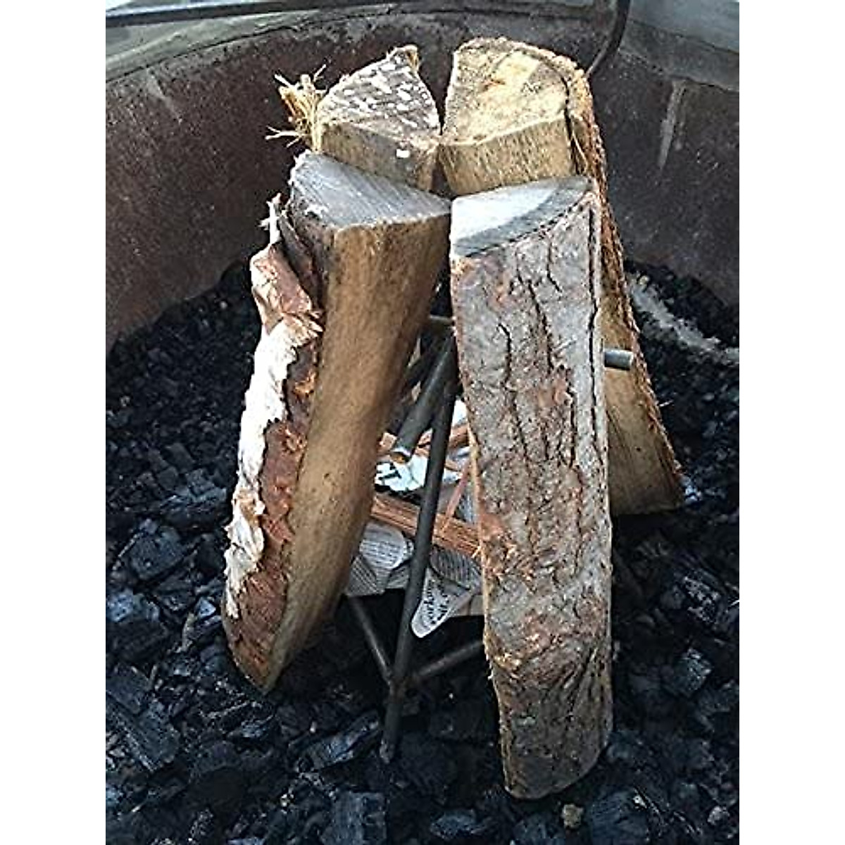 The Original Vertical Fire Pit Grate, Chiminea, Kiva Fireplace Firewood - Low Smoke, Big Flames, High Heat …