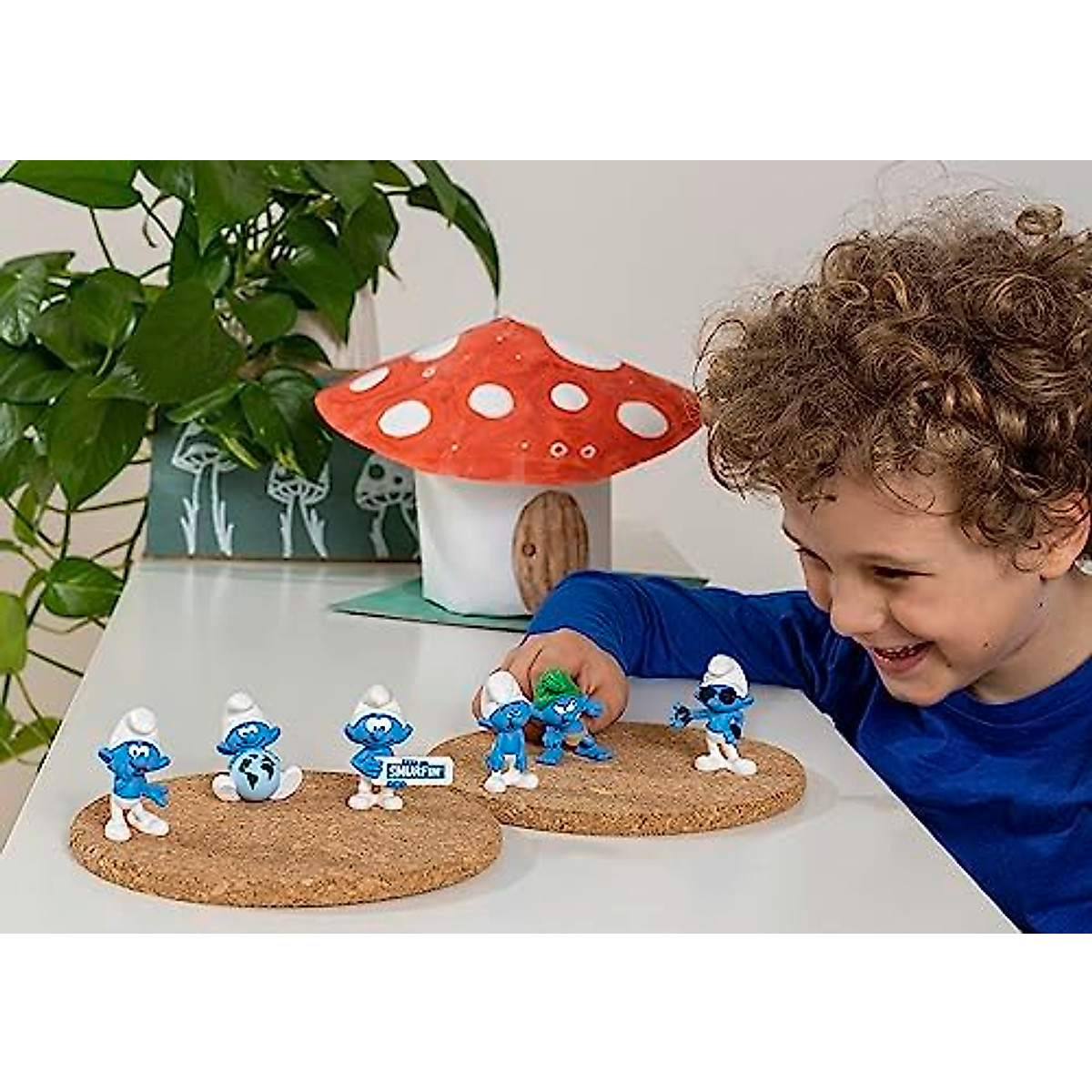 Schleich Smurfs, Collectible Retro Toys and Figurines for All Ages, Dimwitty Smurf Figure