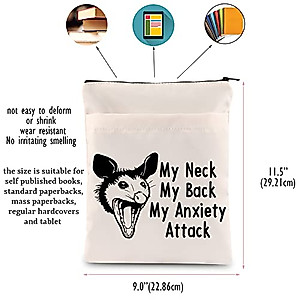 Possum Book Sleeve Possum Gifts Opossum Book Protector Opossum Lovers Gifts Possum Themed Book Cover Possum Gift for Adult