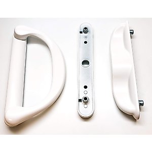 Interlock USA SBML Involute Sliding Patio Door Handle Set (White)