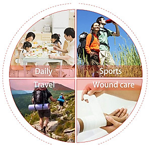 100+50 ps Alcohol Swabs Cotton Q Tips Individually Wrapped Disposable Swabsticks Sanitary First Aid Kit Safety for Women Men