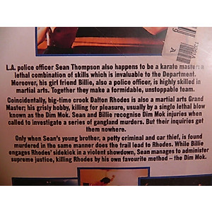 Martial Law - Cynthia Rothrock/Carradine - Dim Mak Gcrime - Big Ex-Rental - VHS