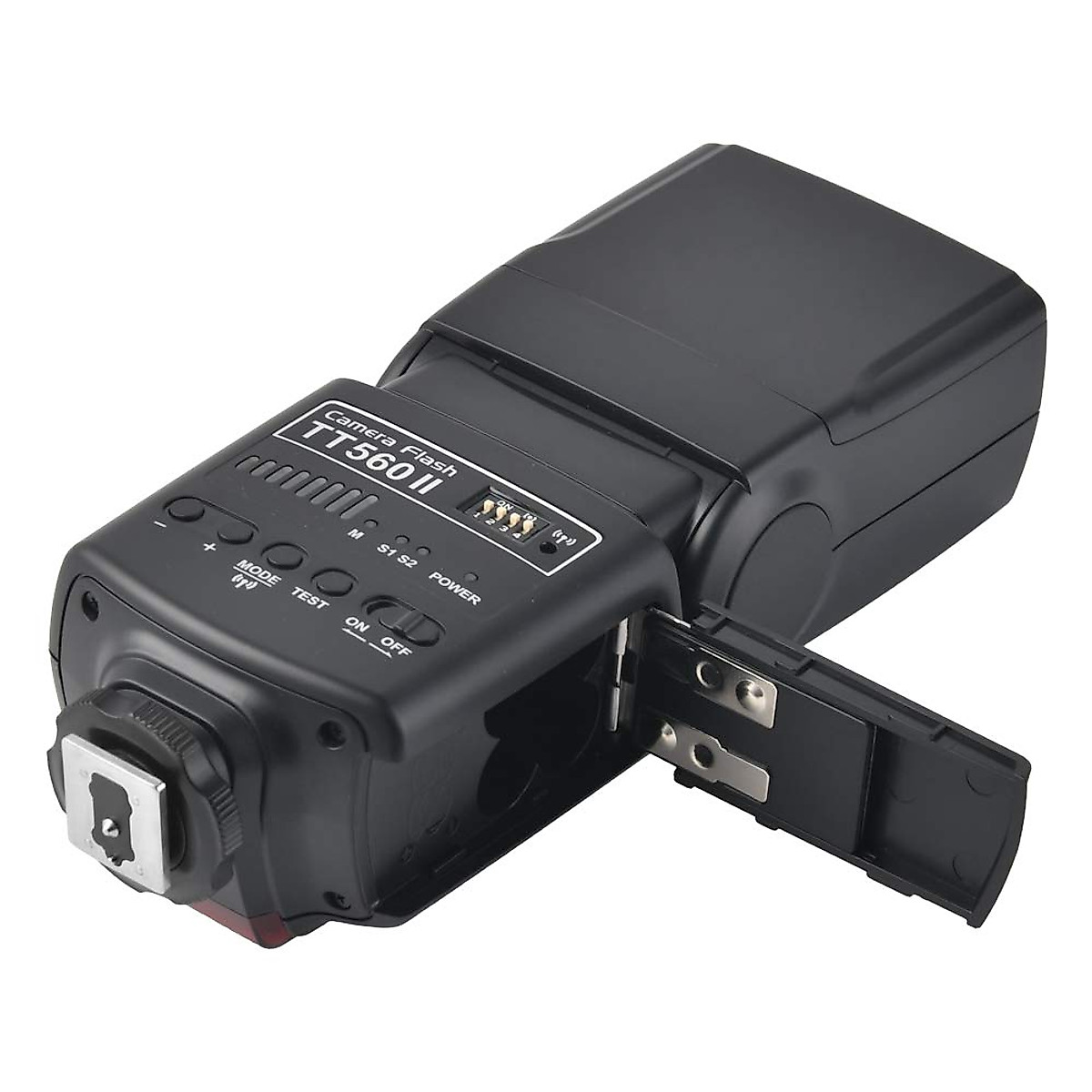 Godox TT560II Wireless 433MHz GN38 Camera Flash Speedlite Light with Built-in Receiver with RT Transmitter Compatible for Canon Nikon Sony Olympus Pentax Fuji DSLR Cameras with Standard Hot Shoe