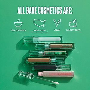 Babe Original Brow Serum For Thicker Looking Eyebrows - Brow Serum with Peptides, Castor Oil, Biotin, Repairing Amino Acids | 3mL size