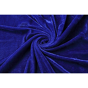 BIGXIAN Long Hooded Cloak Velvet Cape Witch Costume Halloween Costumes for Women Men (Blue, Large)