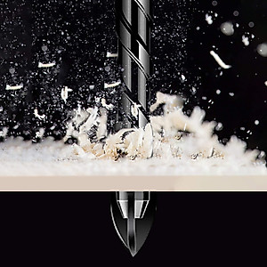 10 Pack 1/4" Concrete Drill Bits, Masonry Drill Bit Set, 6mm Tungsten Carbide Drill Bit Set for Tile/Ceramic/Glass/Mirror/Brick/Plastic/Cement, 1/4" Quick Change Hex Shank, in Carrying Case