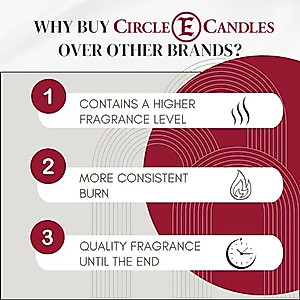 Circle E Candles, Creme Brulee Scent, Medium Size Jar Candle, 32oz, 2 Wicks