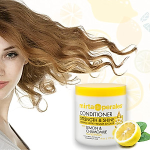 Mirta de Perales Lemon & Chamomile Shampoo + Conditioner + Leave-in Cream "Set"