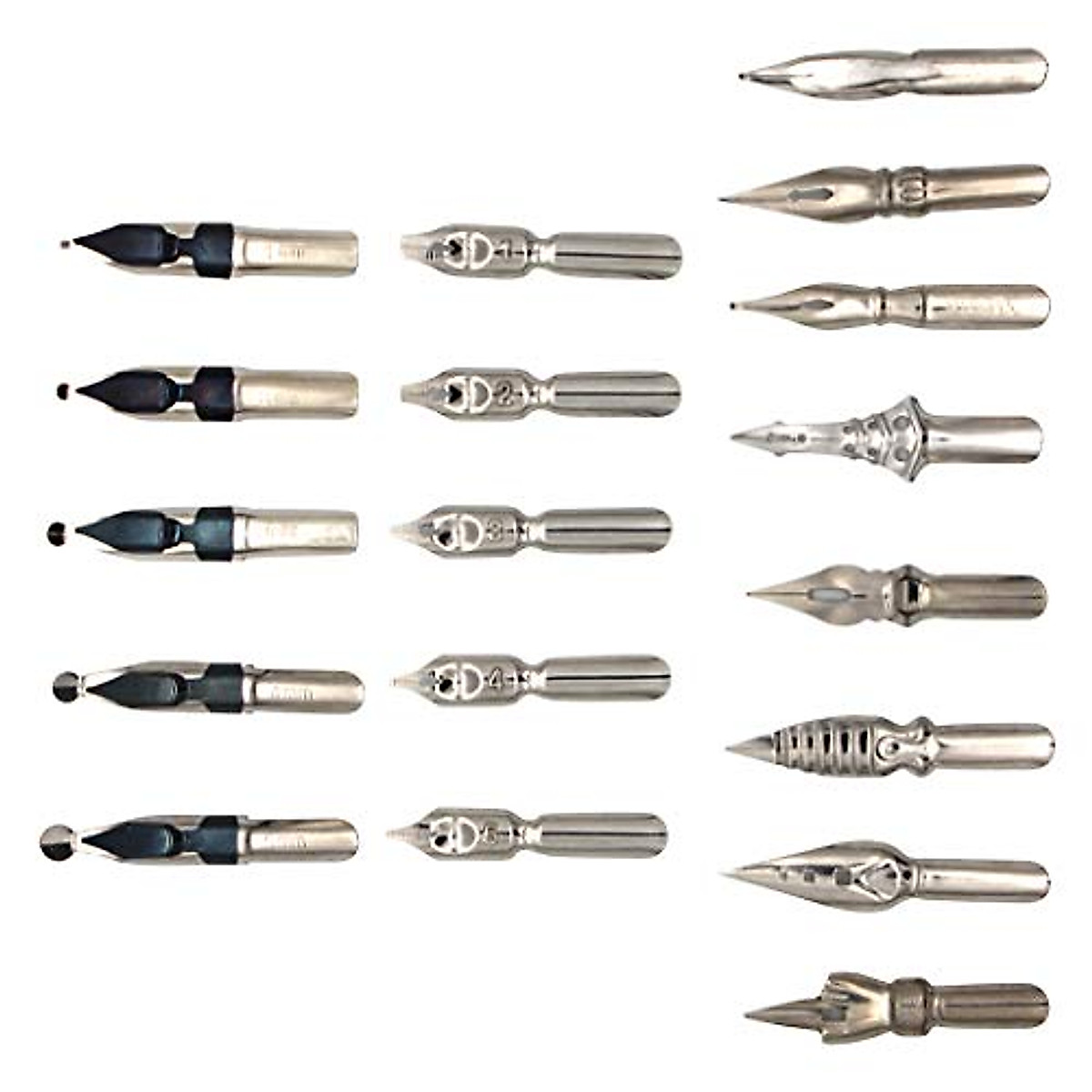 Gullor Calligraphy Pens Set - Dip Pen Handcrafted Calligraphy Set with 18 Nibs, Gold