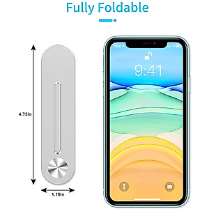 adjustable laptop phone holder magnetic - Premium Aluminum Adjustable Laptop Extension Holder Slim Portable Foldable Side Mount Clip Stand for smart Cell Phone Computer Laptop Extension Bracket