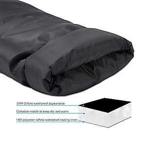 Asoleo Outdoor Faucet Covers for Winter Freeze Protection,25.2"X14" Hose Bib Covers for Winter,Reusable Thicker Waterproof Insulated Spigot Cover