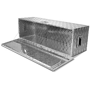 Stark 48" Aluminum Truck Box Underbody Flatbox Pickup Tool Box RV ATV Trailer Tool Storage Lock with Keys