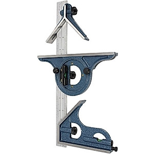 Oshlun MTM-CSHQ 12-Inch Professional Combination Square Set