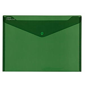 Snopake A4 Fusion Polyfile Popper Wallet – Fusion Assorted [Pack of 5] Ref: 15643