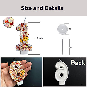 Bee Number 1 Candle Birthday Girl First 1 Cake Topper Birthday Candles Bees Cake Decorations Honey Bee Cupcake Toppers Happy Bee Day Decor