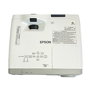Epson PowerLite 530 XGA 3LCD Projector, White