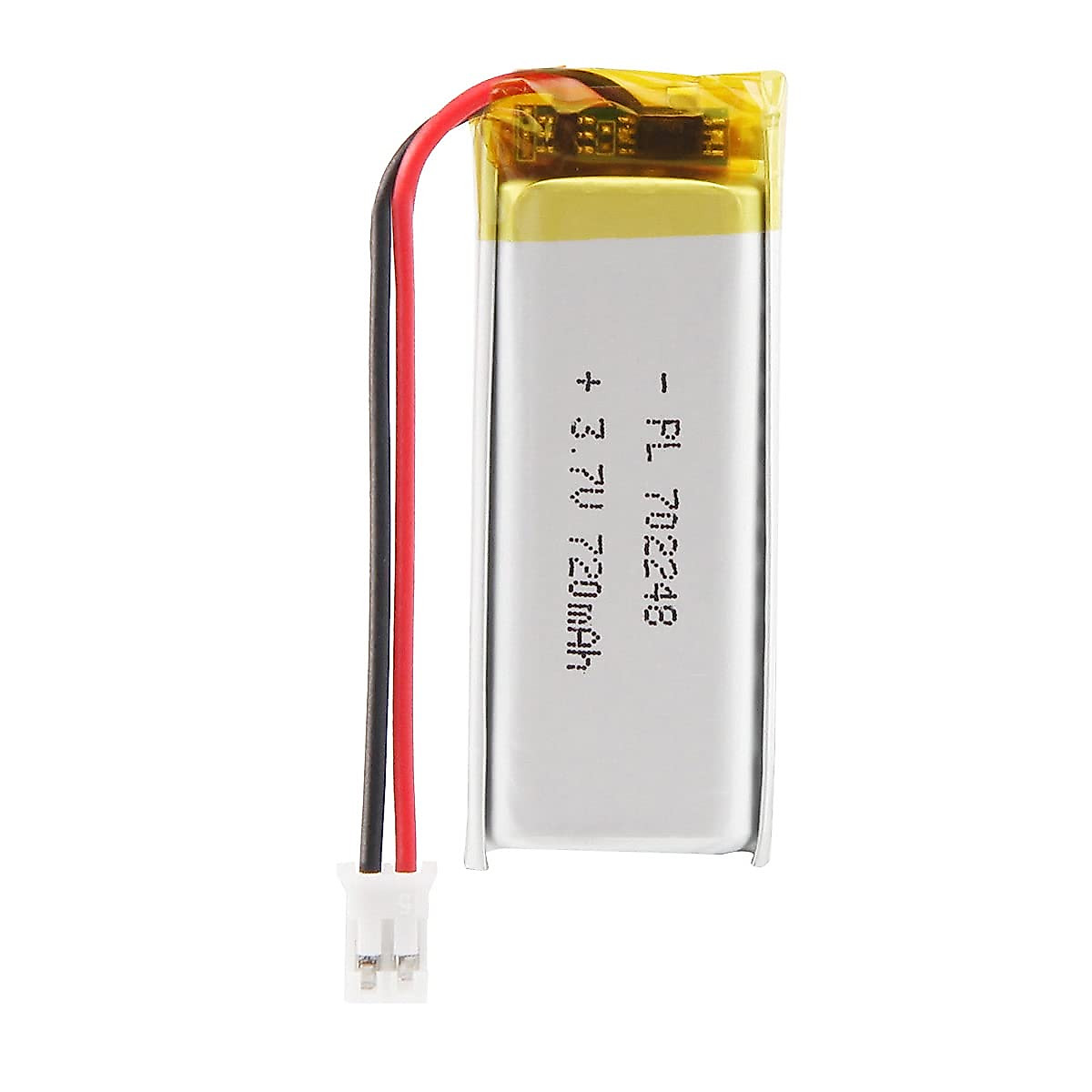 AKZYTUE 3.7V 720mAh 702248 Lipo battery Rechargeable Lithium Polymer ion Battery Pack with PH2.0mm JST Connector
