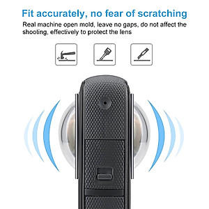 PULUZ Lens Guard PC Protective Cover for Insta360 One X2 Accessories Case Sticky