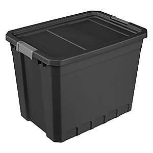 Sterilite Tote Stacker Black 27GA 14889004
