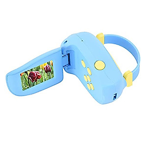Shanrya HD Digital Camera, Gentle 400mAh Battery 100° Viewing Angle Children Digital Camera for Boys for Toy for Girls for Gift(Blue)