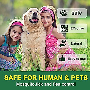 TSCTBA Mosquito Repellent for Patio, Natural Mosquito Repellent Outdoor and Indoor, Powerful Mosquito Repellent for Yard, Mosquito Control, Environmental Friendly - 8 Packs