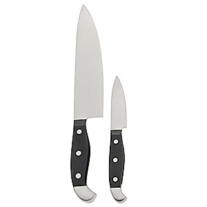 HENCKELS Statement Razor-Sharp 2-pc Chef Knife Set, German Engineered Informed by 100+ Years of Mastery, Black/Stainless Steel
