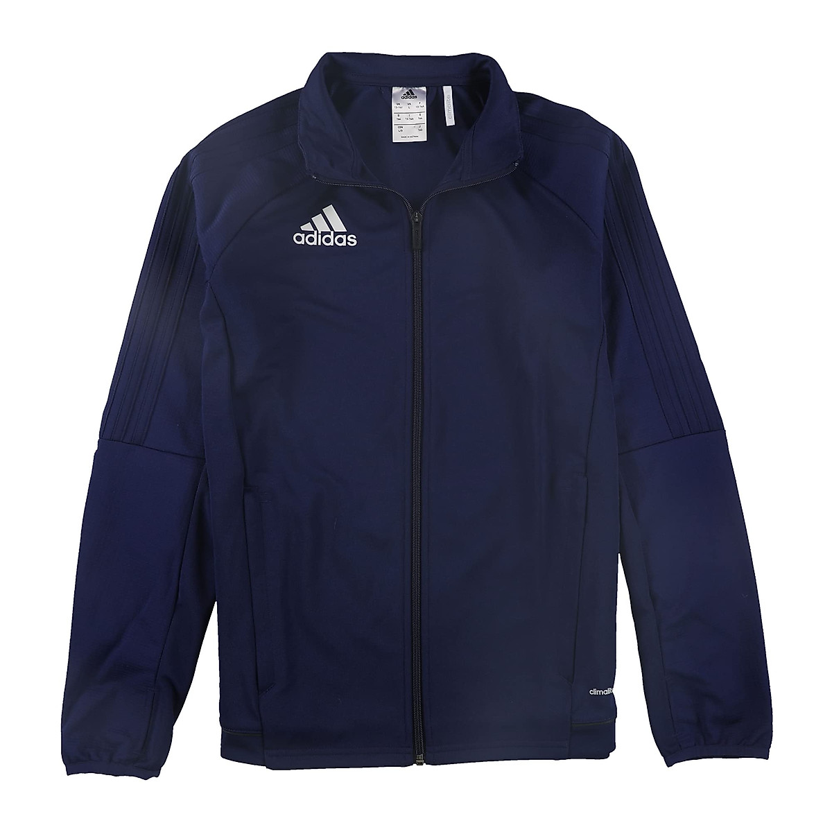 adidas Youth Tiro 17 DkBlue/DkGrey/White Jacket - L