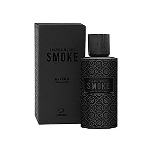 LUXODOR- Smoke- Black & Woody Perfum | Parfum for Men & Women | Unisex Perfum | Green & Wood Notes | Parties & Casual Wear-3.38 oz (100ml)