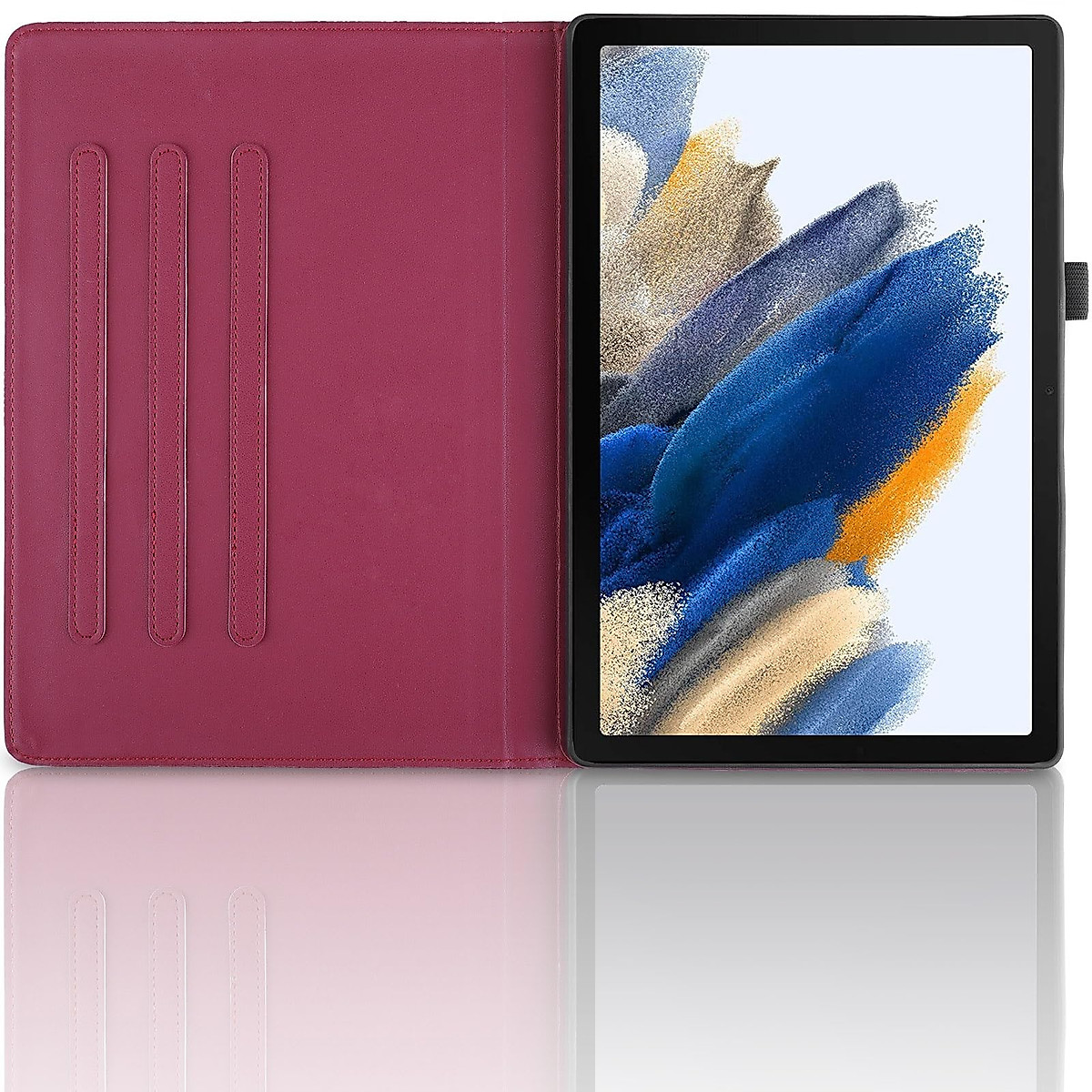 Tablet PC Case Compatible With Samsung Galaxy Tab A8 10.5-Inch 2021 (SM-X200/X205/X207) Tablet Case 360 Degree Rotating Stand Foldable Tablet Case Tree Of Life Embossed Shell Tablet home ( Color : Ver
