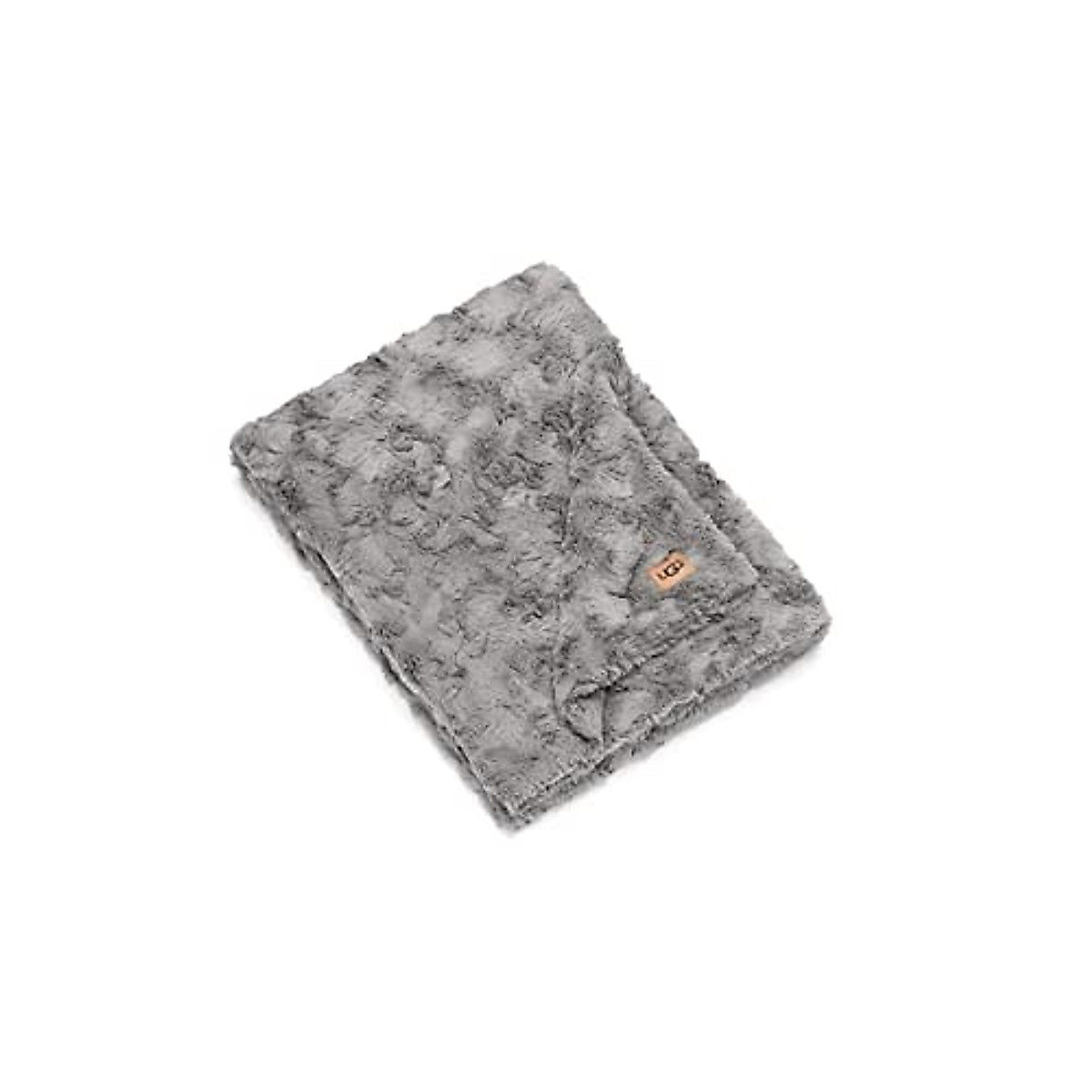 UGG 10485 Adalee Soft Faux Fur Reversible Accent Throw Blanket Luxury Cozy Fuzzy Fluffy Hotel Style Luxurious Home Decor Luxurious Soft Blankets for Sofa, Seal