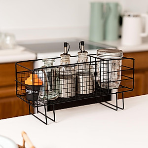 Toilet Shelf in Toilet Storage Without Drilling Or Screws, Easy Installation of Bathroom Organizer and Storage, 1 Level Bathroom Organizer. (Black monolayer)