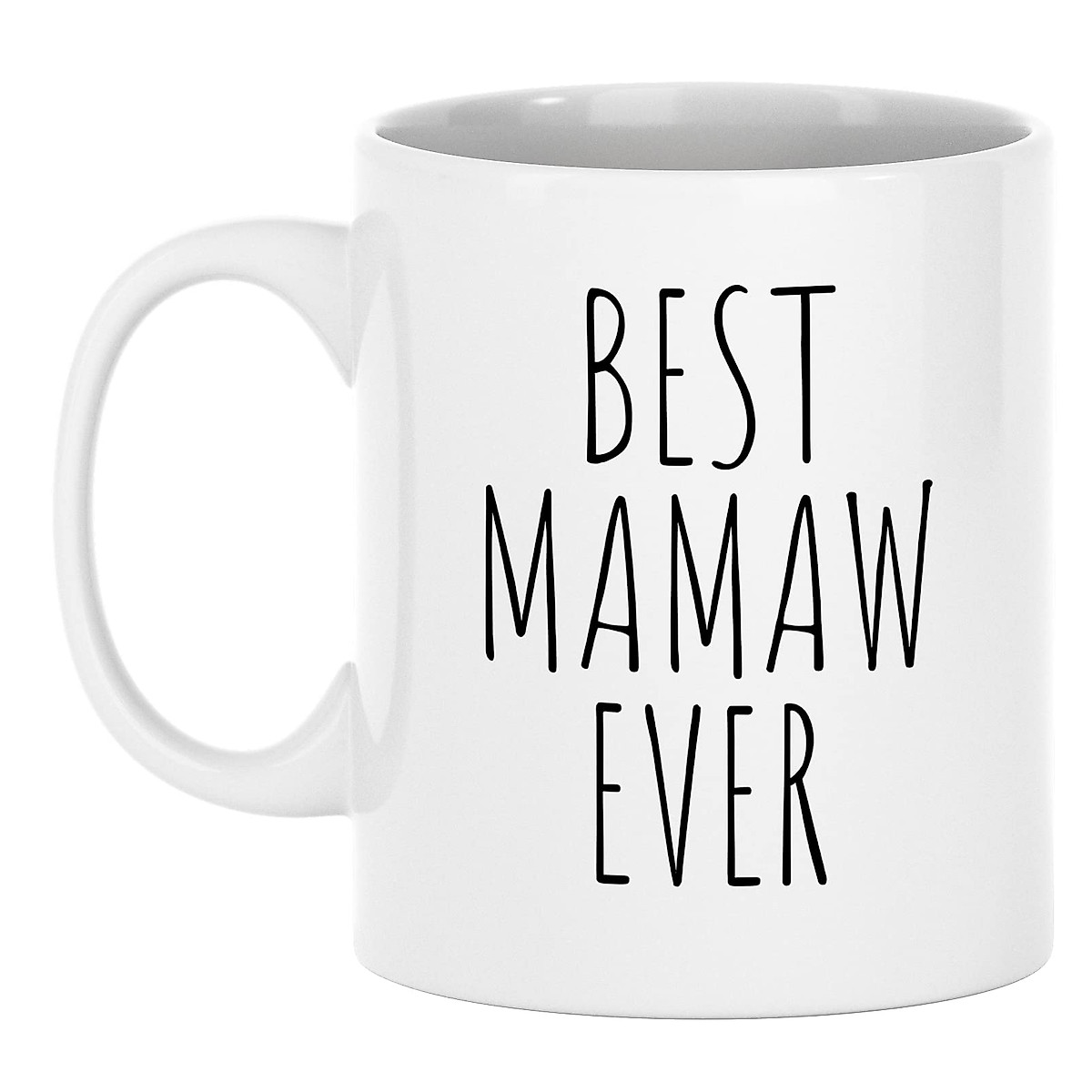 Exxtra Gifts Best Mamaw Ever Mug Grandmother Cup From Grandkids Grandma Present 11 oz White