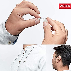 Alpine MusicSafe Pro - High Fidelity Earplugs for Musicians - 3 Interchangeable Premium Filter Sets: 16, 19 & 22 dB - Professional Musician Hearing Protection - Transparent