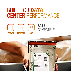 Seagate Barracuda ST5000DM000 5TB 3.5-Inch Internal Hard Drive, SATA, 5900 Rpm, 128 Mb Buffer (Renewed)