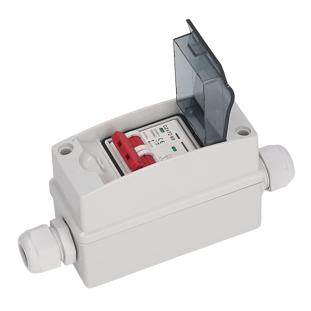 Solar PV Disconnect Switch, Photovoltaic DC Isolation Switch IP65 Waterproof Plug and Play 500V Miniature Motorhome Protector Circuit Breaker (16A)