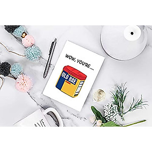 Funny Birthday Card for Men or Women - for Boyfriend, Girlfriend, bf, gf, Husband, Wife, Sister, Brother, etc | for him or her - Gag joke gift | 21st 25th 30th 40th 50th 60th 65th 70th