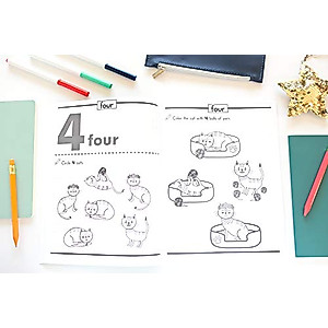 Preschool Math Workbook for Toddlers Ages 2-4: Beginner Math Preschool Learning Book with Number Tracing and Matching Activities for 2, 3 and 4 year olds and kindergarten prep